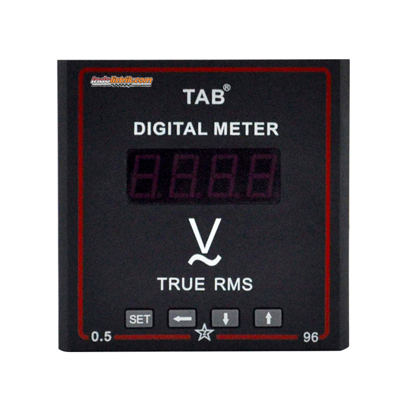 Jual TAB Digital Voltmeter 96x96 600 V AC Harga Murah & Bagus – indolistrik.com