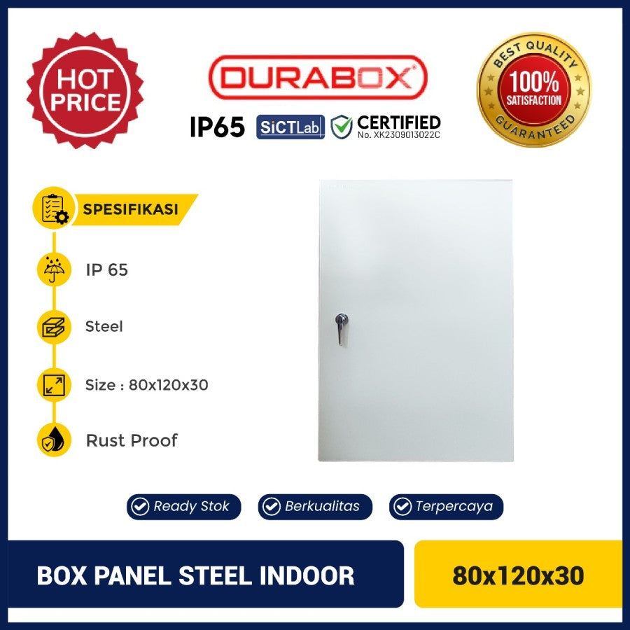 Box Panel Listrik Steel Indoor Wall Durabox SIW 80x120x30 – indolistrik.com