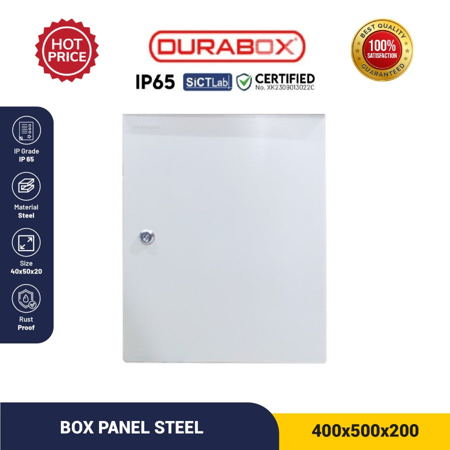 Box Panel Listrik Steel Indoor Wall Durabox SIW 40x50x20 – indolistrik.com