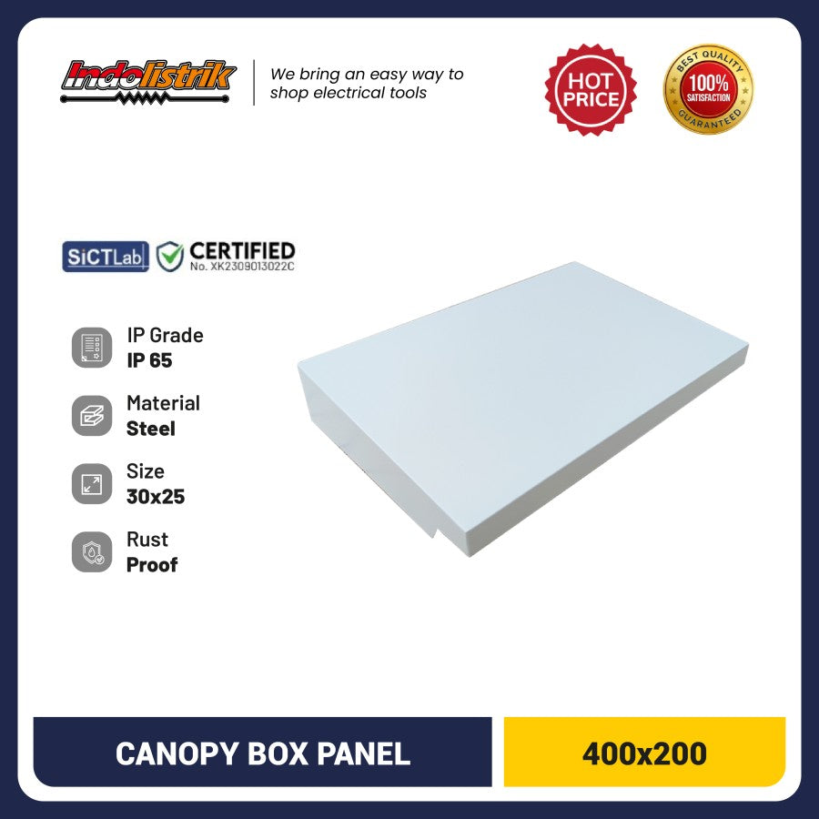 Topi box panel listrik 40x20 Durabox - Box Panel Outdoor Canopy Steel ...