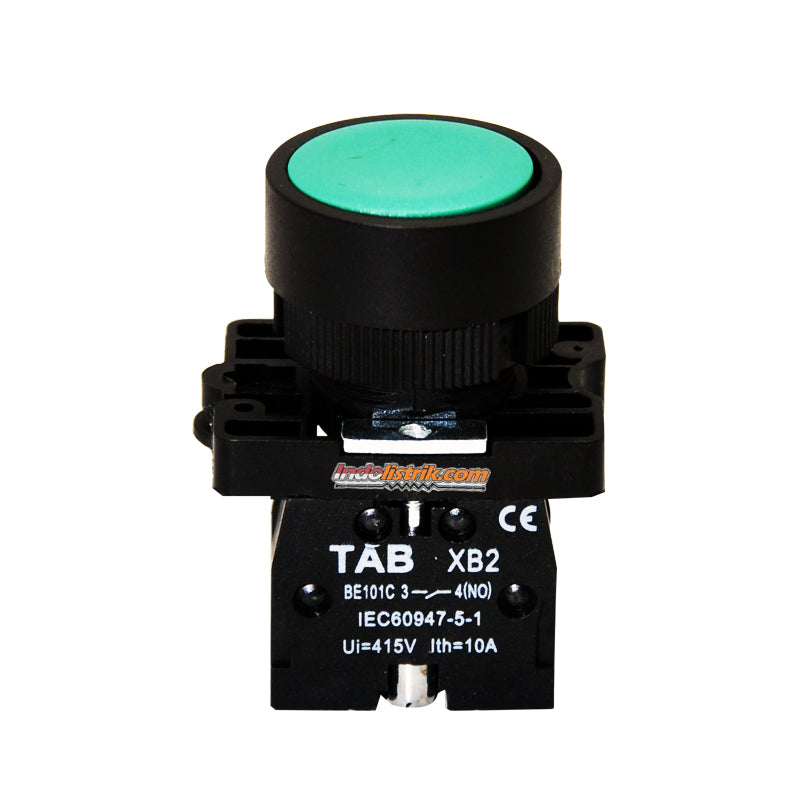 Jual TAB Push Button XB2 EA31 Hijau. Murah & Lengkap - indolistrik.com