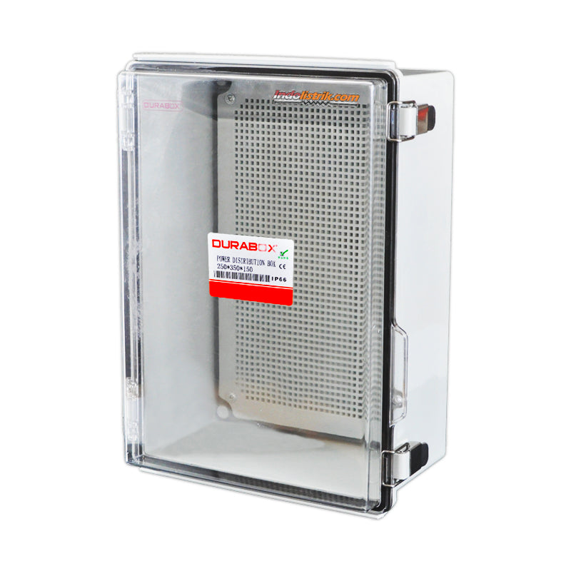 Jual Box Panel Plastik 250x350 x 150 mm ABS Junction Box Lengkap Base ...