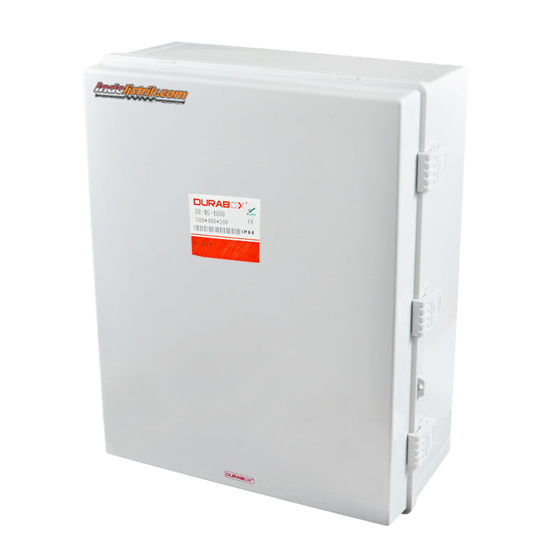 Jual Box Panel Plastik ABS 400x500 x 200 mm Abu-Abu Durabox LENGKAP ...