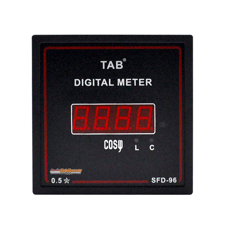 Jual TAB Digital Power Factor / cos phi meter 96x96 Belang Murah ...