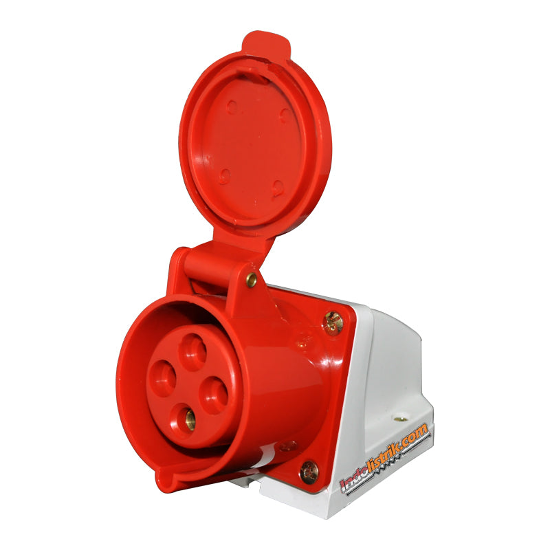 Jual TAB Industrial Surface Mounting Socket CEE 124 (4P x 32 Ampere ...